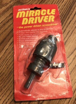Action’s Miracle Driver, Power Driven Screwdriver Auto Adjusts To Any ...