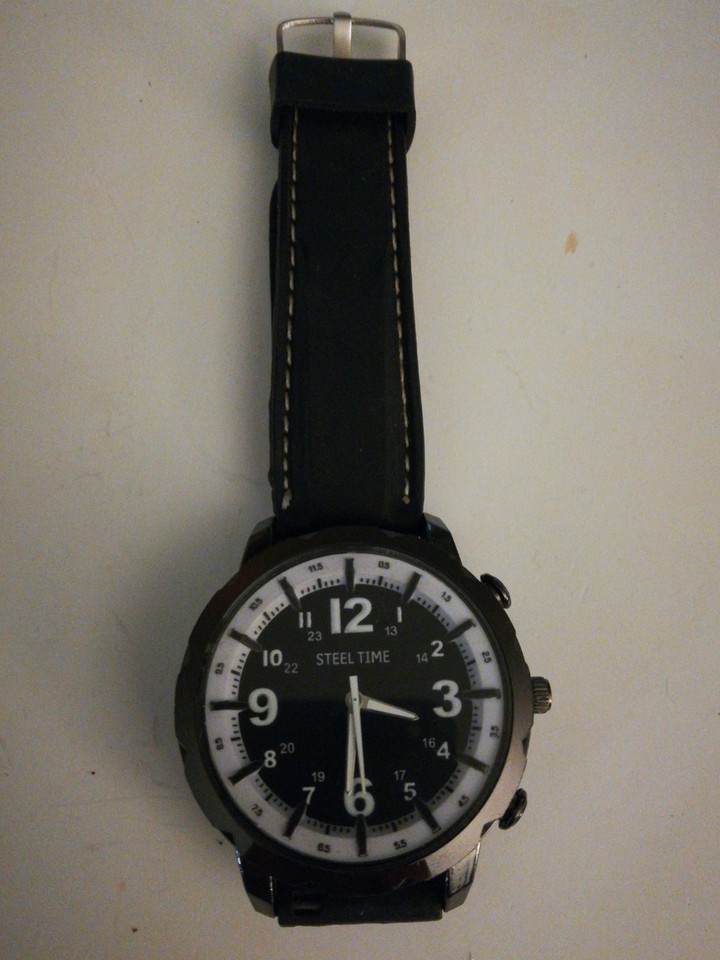 Men's Steel Time Watch | eBay