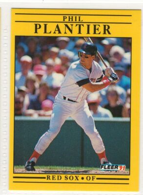 1991 Fleer Baseball #107 Phil Plantier Rookie Card RC Red Sox | eBay