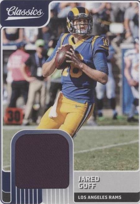 2018 Panini Classics - Classic Materials Jared Goff #1 (MEM) for sale ...
