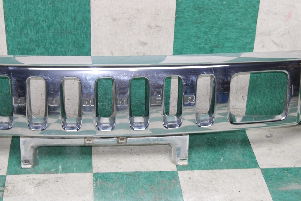 03-07 Hummer H2 *DMG* Chrome Front End Center Bumper Grill Grille OEM ...
