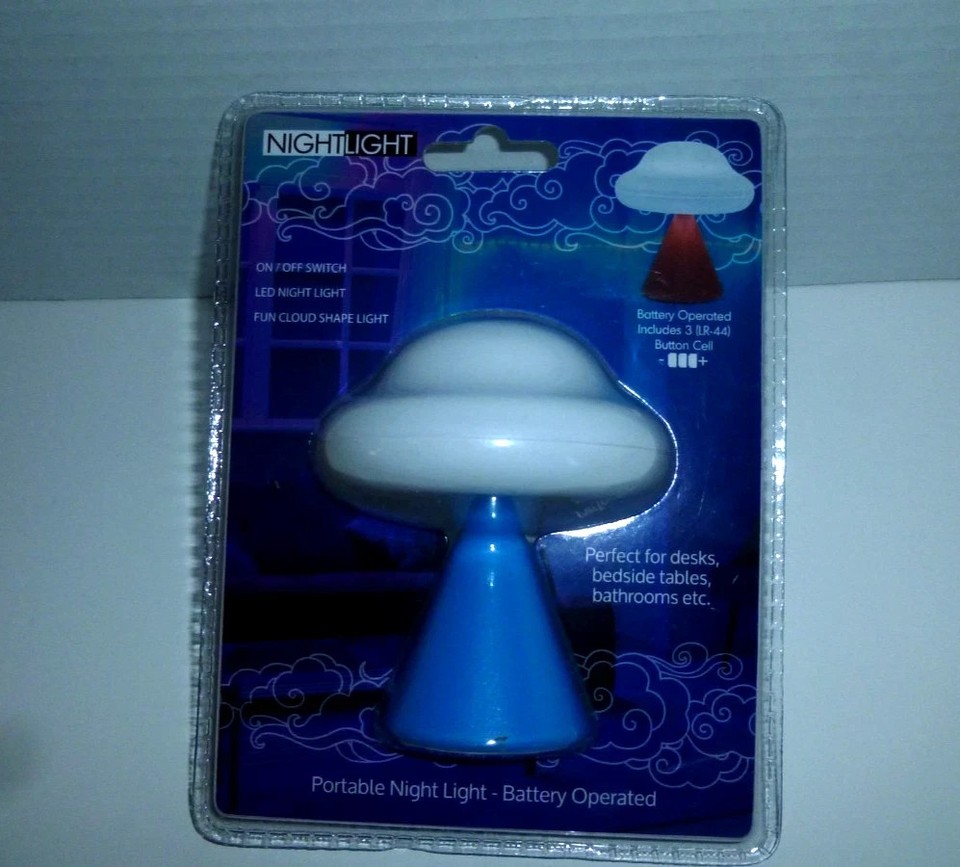 NightLight Cloud-Shaped Battery-Operated Night Light - Brand New!! | eBay