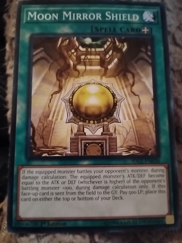 YuGiOh Structure Deck: Cyberse Link - Moon Mirror Shield SDCL-EN030 | eBay