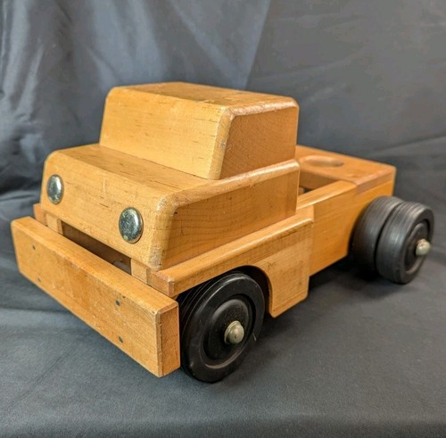 Vintage Mid century Community Playthings Rifton Wood Toy Semi Truck 13 ...