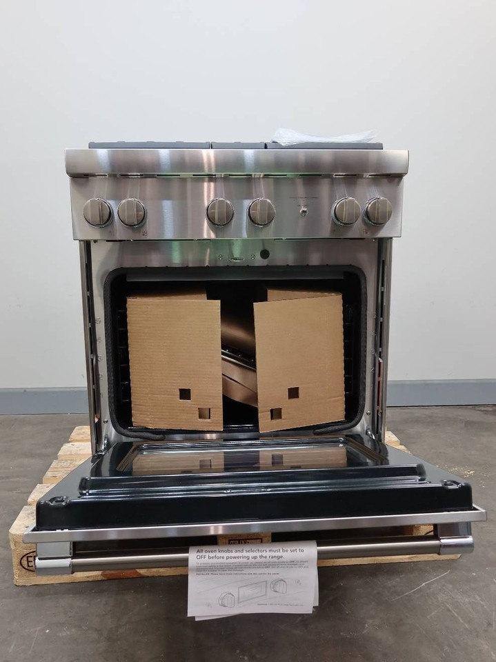 Thermador 30" 4 Star Burner Dual Fuel Pro Harmony Professional Range ...