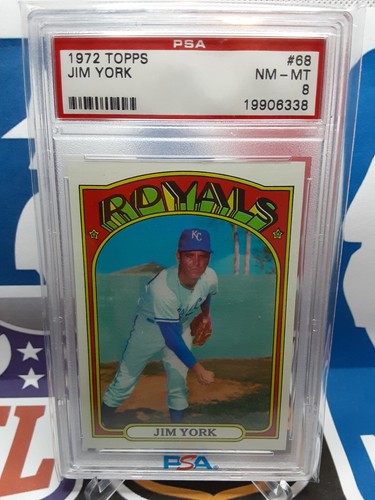 ⚾️1972 Topps Jim York #68 (PSA 8) | eBay