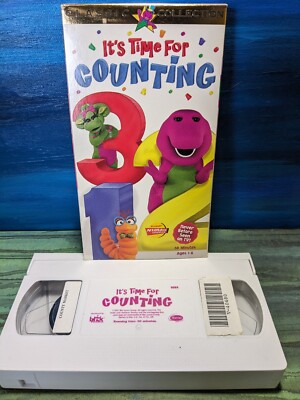 Barney - It’s Time For Counting - CLASSIC COLLECTION VHS Tape ...
