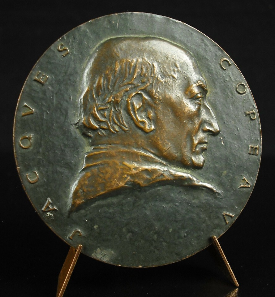 Medal Jacques Copeau French Theatre Personality Dramatic Art School | eBay