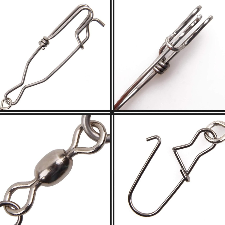 Longline Fishing Snap Clips High Strength Stainless Steel Floatline ...