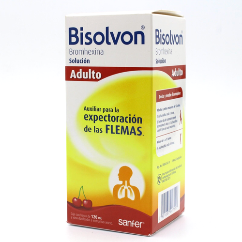 Bisolvon Adult Cold & Cough Syrup Nasal and Chest Congestion Runny Nose ...