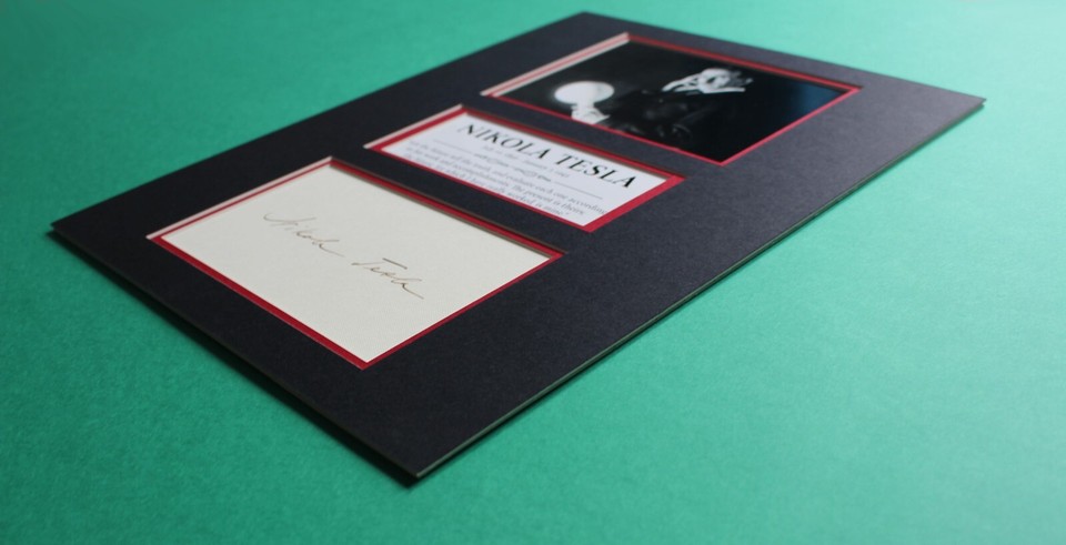 NIKOLA TESLA AUTOGRAPH masterly display Electrical Genius | eBay