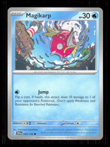 Magikarp 044/198 SV01: Scarlet & Violet Base Set Pokemon tcg Card CB-1 ...
