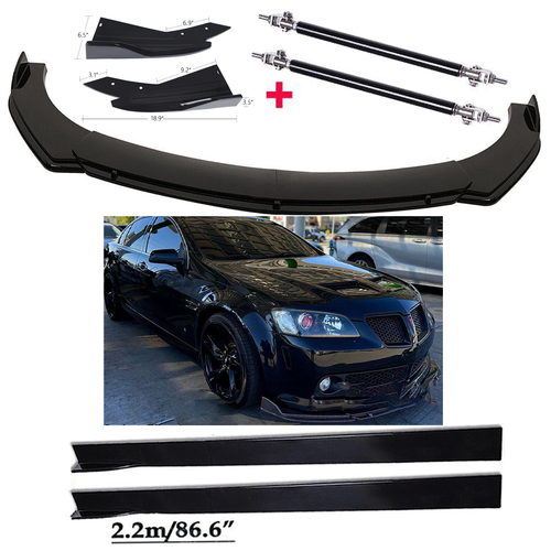 Front Bumper Lip Spoiler Diffuser Side Skirt Splitter Rear For Pontiac ...