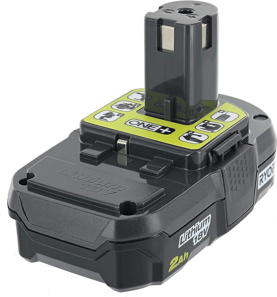 Ryobi One+ 18V 1/2" Drill Driver Kit PCL206 W/P190 2.0 Ah Battery P118B ...