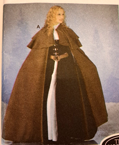 Simplicity 5794 Misses Capes Pattern Medieval Renaissance Size 6 - 20 ...