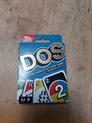 DOS Card Game Mattel Games Made by UNO Mattel Games | eBay