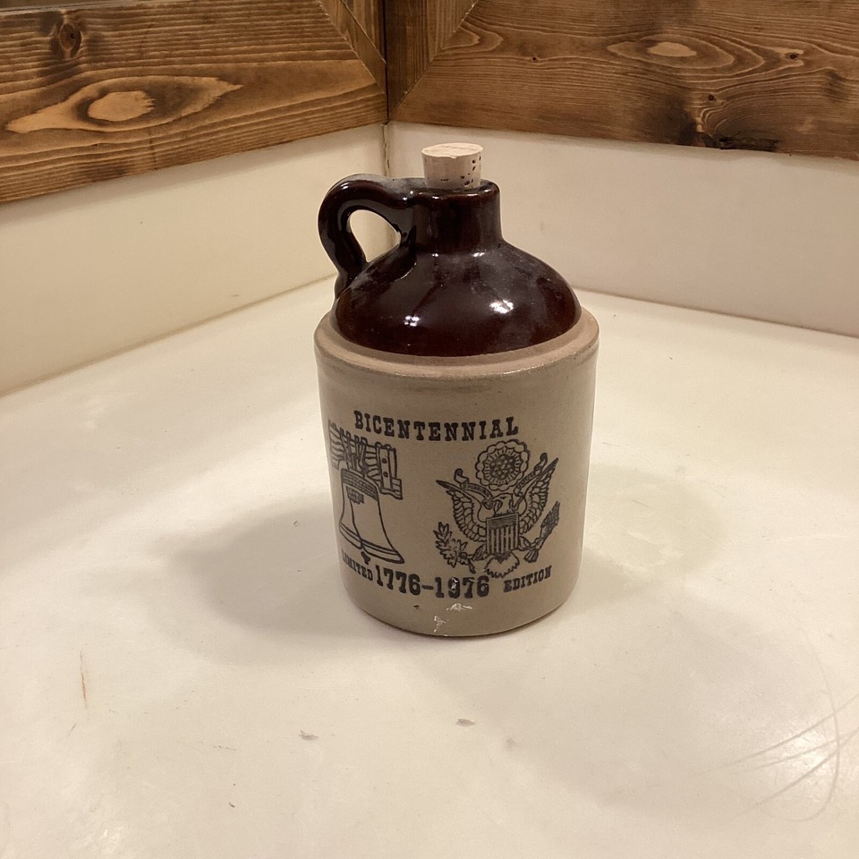 Vintage Stoneware Pottery Jug Racoon Mountain Sorghum Syrup Pottery 1 ...