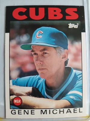 GENE MICHAEL CUBS 1986 TOPPS TRADED BASEBALL CARD #73T | eBay