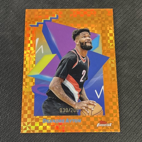 DEANDRE AYTON Orange Refractor 30/200 2024-25 Topps Finest Basketball ...