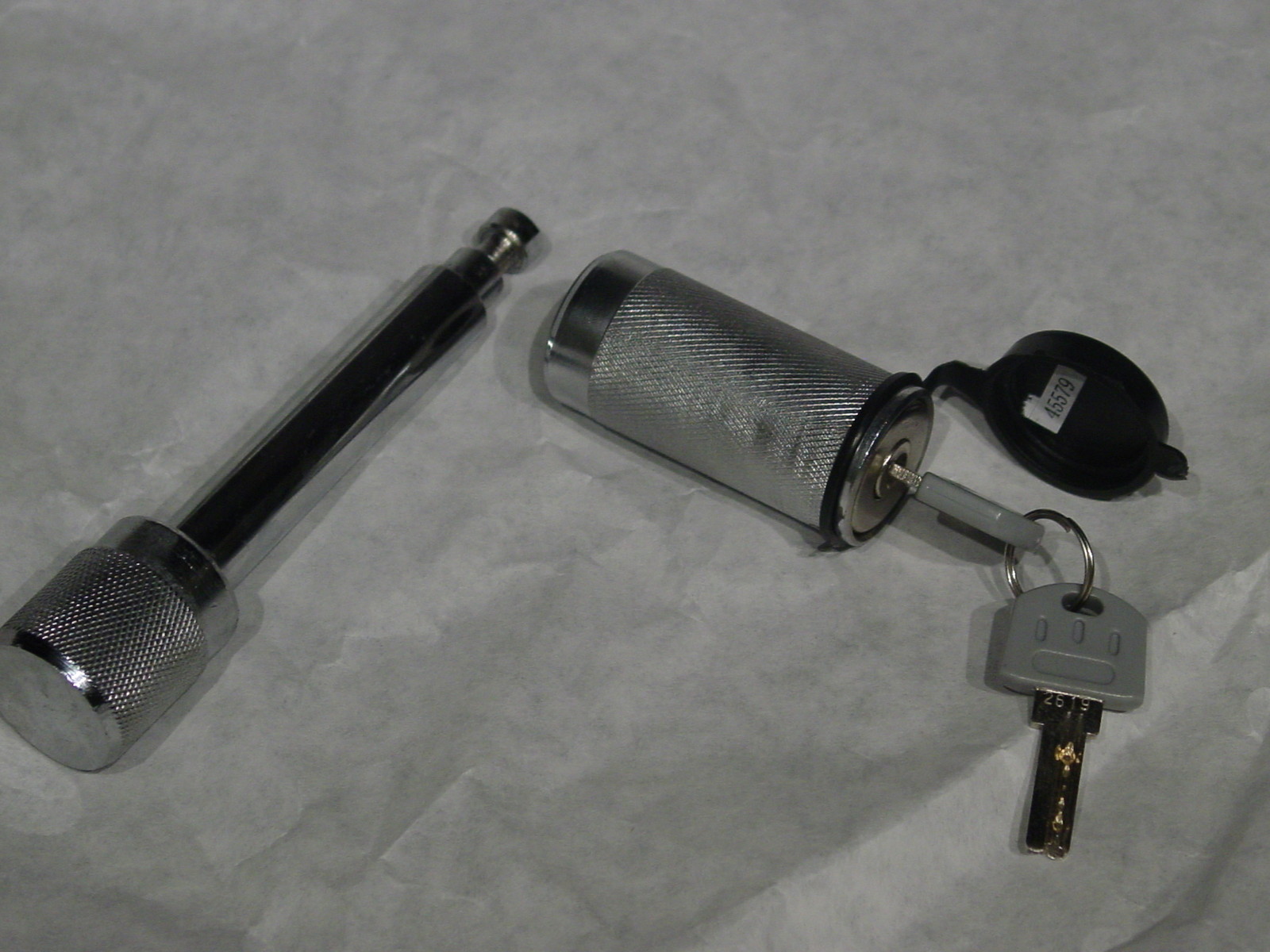 Haul-Master Trailer Coupler Pin Lock With 2 Keys Steel 5/8" 95831 for ...