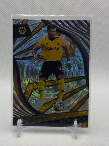 2022-23 Panini Premier Revolution Fractal Wolverhampton #253 Adama ...