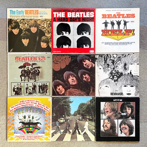 9 Beatles Albums • Hard • Help • 65 • Rubber • Revolver • Magical ...