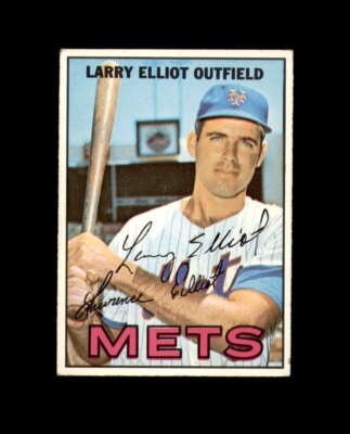 Larry Elliot Signed 1967 Topps New York Mets Autograph | eBay