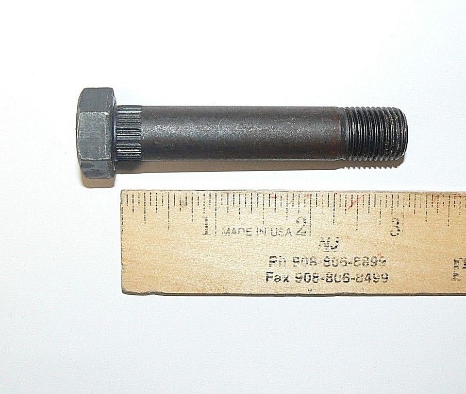 Leaf spring shackle bolts 9/16"-18 x 3" w/Prevailing Torque Lock Nuts ...