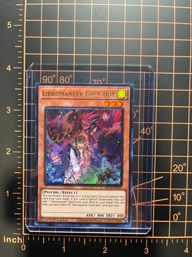 Yugioh! Libromancer Geek Boy - MP23-EN001 - Ultra Rare - 1st Edition ...