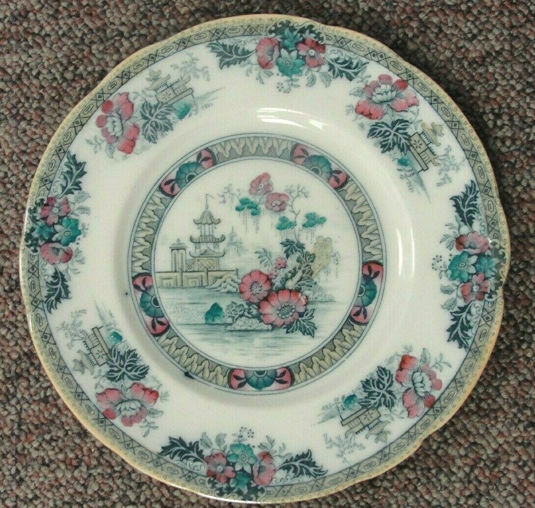 Royal Staffordshire Pottery England Yeddo 8" Inch Dinner Plate | eBay