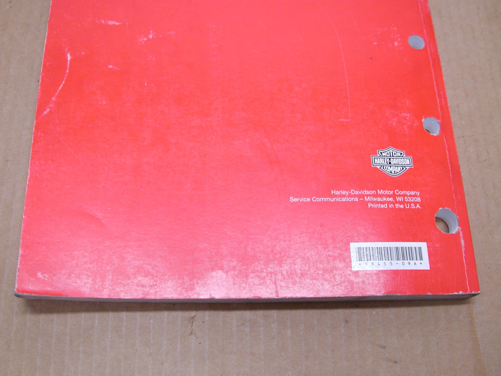 Harley Davidson Softail 2009 Models OEM Official Factory Parts Catalog ...