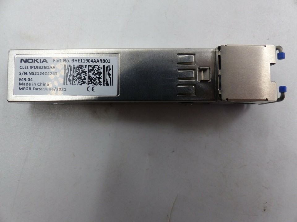 NOKIA SFP-GIGE BASE-T RJ45 R6/6 DDM-40/85C GBIC 3HE11904AARB01 | eBay