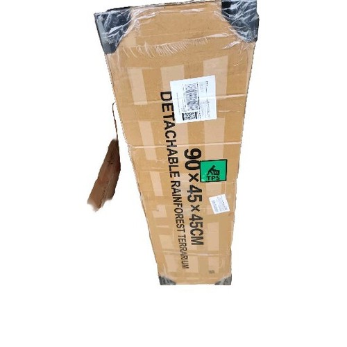 Tempered Glass 48 Gallon Reptile Tank,36"x18"x18" Top Screen ...