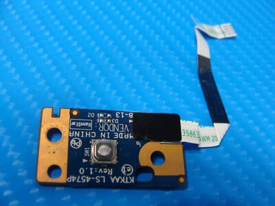 Toshiba Satellite L455-S5975 15.6" Genuine Power Button Board w/Cable ...