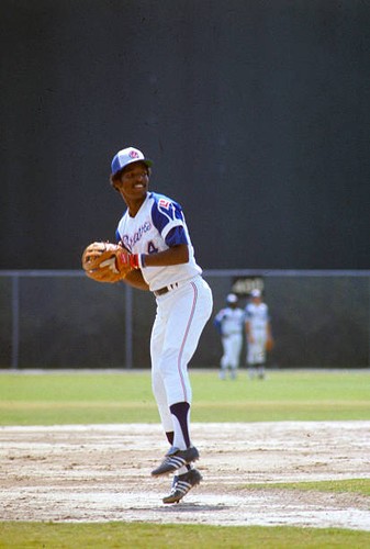 Jerry Royster Atlanta Braves in action at Major League Baseball s- 1976 ...