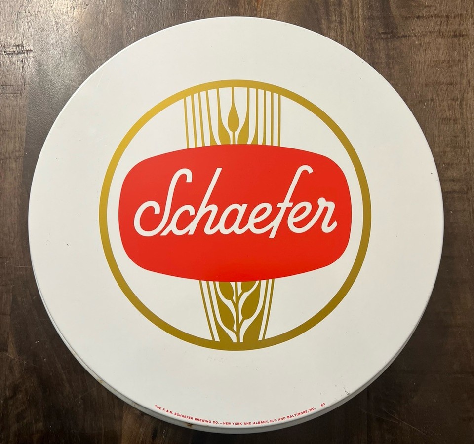 Vintage 13" Metal Schaefer Beer Tray. | eBay