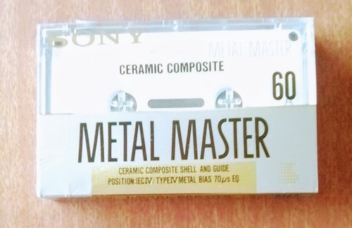 SONY METAL MASTER 60 1990 IECIV/TYPEIV AUDIO CASSETTE TAPE NEW SEALED ...