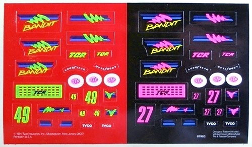 1992 TYCO TCR #27 49 NISSAN 4X4 Rally Pickup Truck Unused RACE SET ...