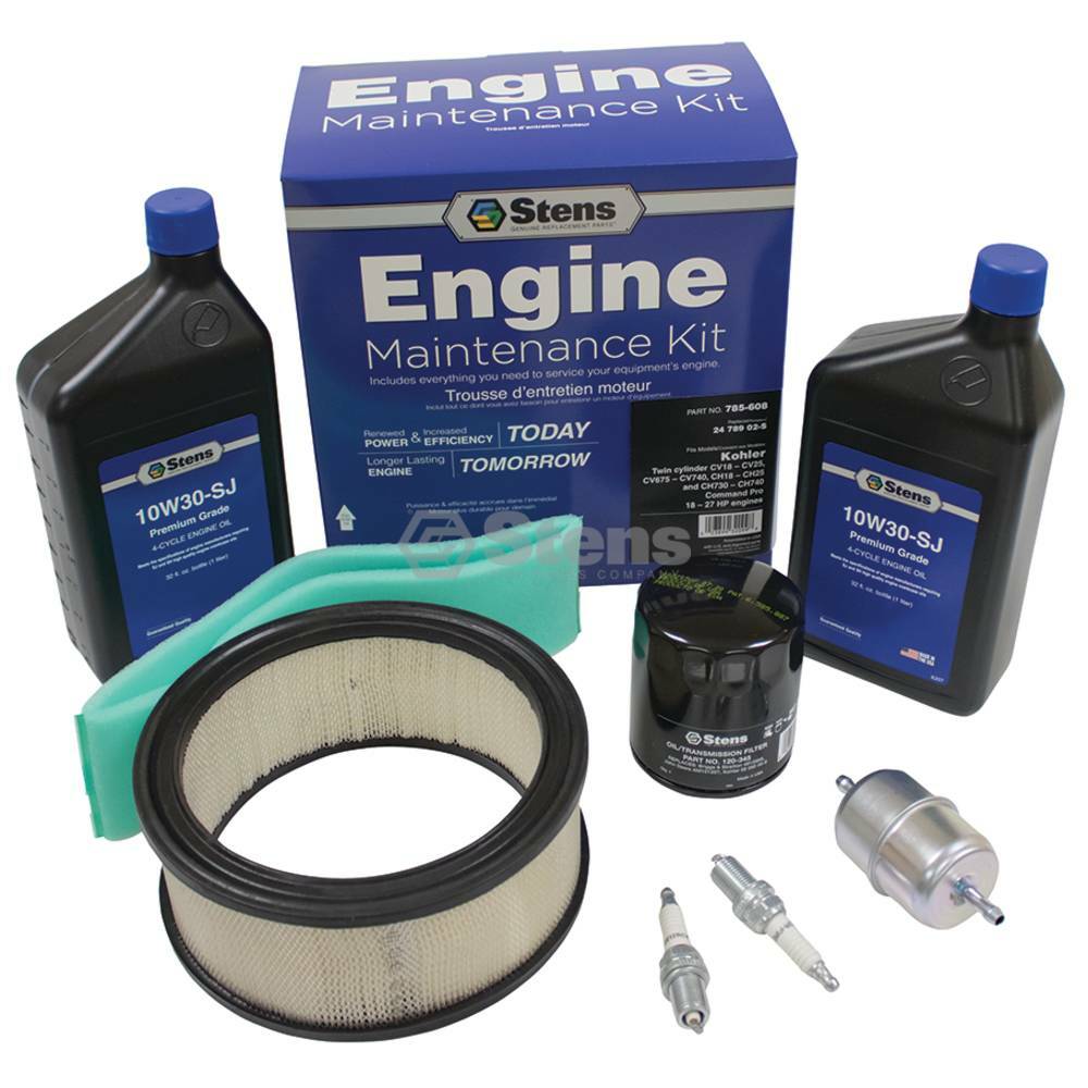 RIDE ON MOWER SERVICE KIT FOR KOHLER COMMAND PRO 18 TO 27 HP MOTORS ...