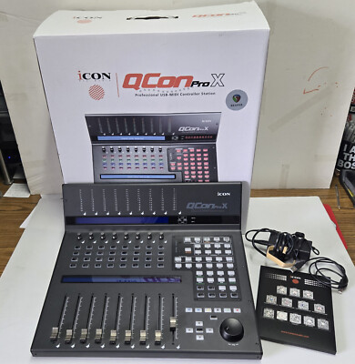 Icon QCon Pro X USB MIDI Control Surface DAW Controller CLEAN! | eBay