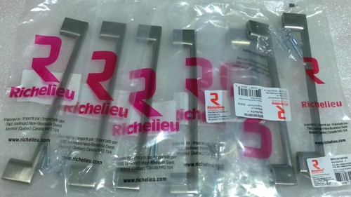 Richelieu hardware BP8160160195-Contemporary Metal Pull Brushed Nicklel ...