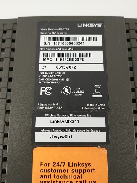 Linksys EA6700 AC1750 Dual Band Smart Wi-Fi Router for sale online | eBay