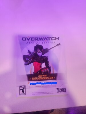 Overwatch Widowmaker Noire Legendary Pre-order Bonus Skin PC Key Code ...