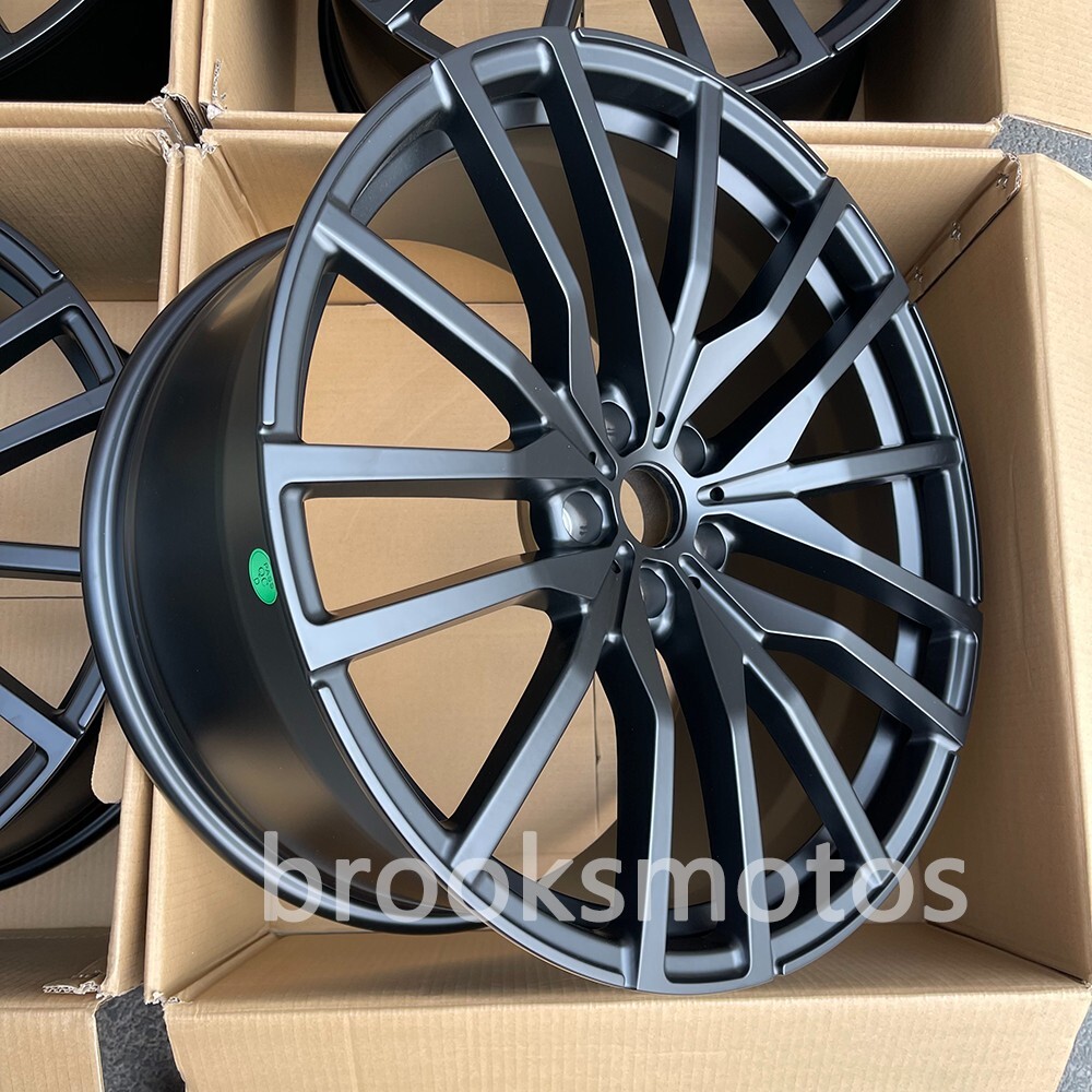 21" NEW MATT BLACK STYLE WHEELS RIMS FIT 2016-2021 BMW 740 750 G11 G12 ...