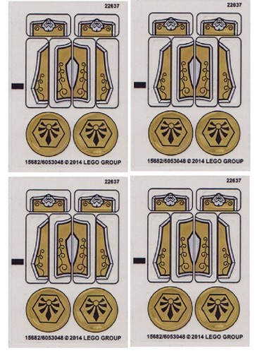 🧱 LEGO 4 New Legends of Chima 70123 Sticker Sheet Only 100% Original ...