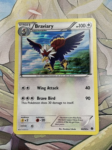 Braviary - 88/98 - Holo - Black & White Emerging Powers - Pokemon Card ...