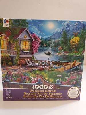 CEACO WEEKEND RETREAT JIGSAW PUZZLE LAKEHOUSE 1000 PCS #3159-8 | eBay