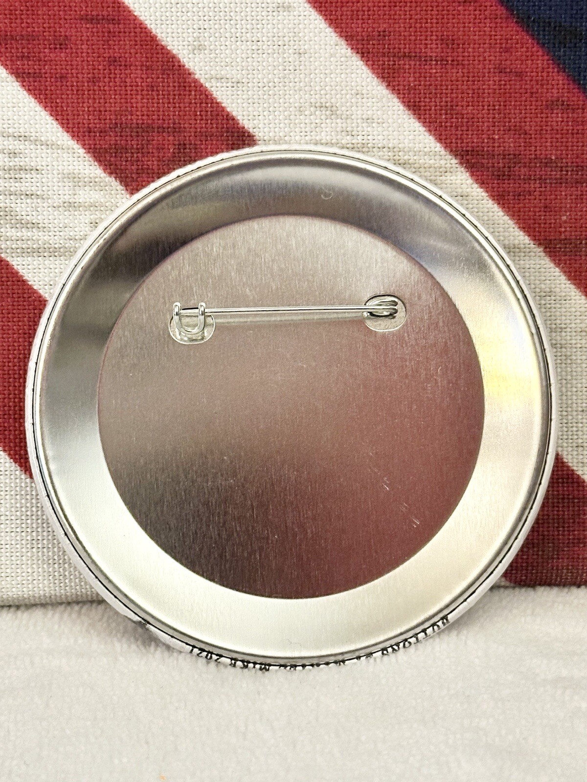 Donald Trump 2024 Political Campaign Metal Pin-Back Button - 3" Round ...