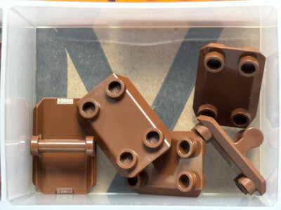 LEGO Parts - Reddish Brown Plate 2 x 3 Inverted Rocker Plate - No 30166 ...
