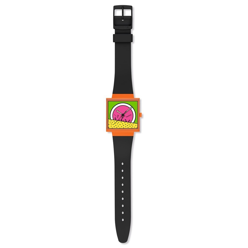 Keith Haring Swatch World Breakdance Championship SO34Z101 BREAK TIME ...